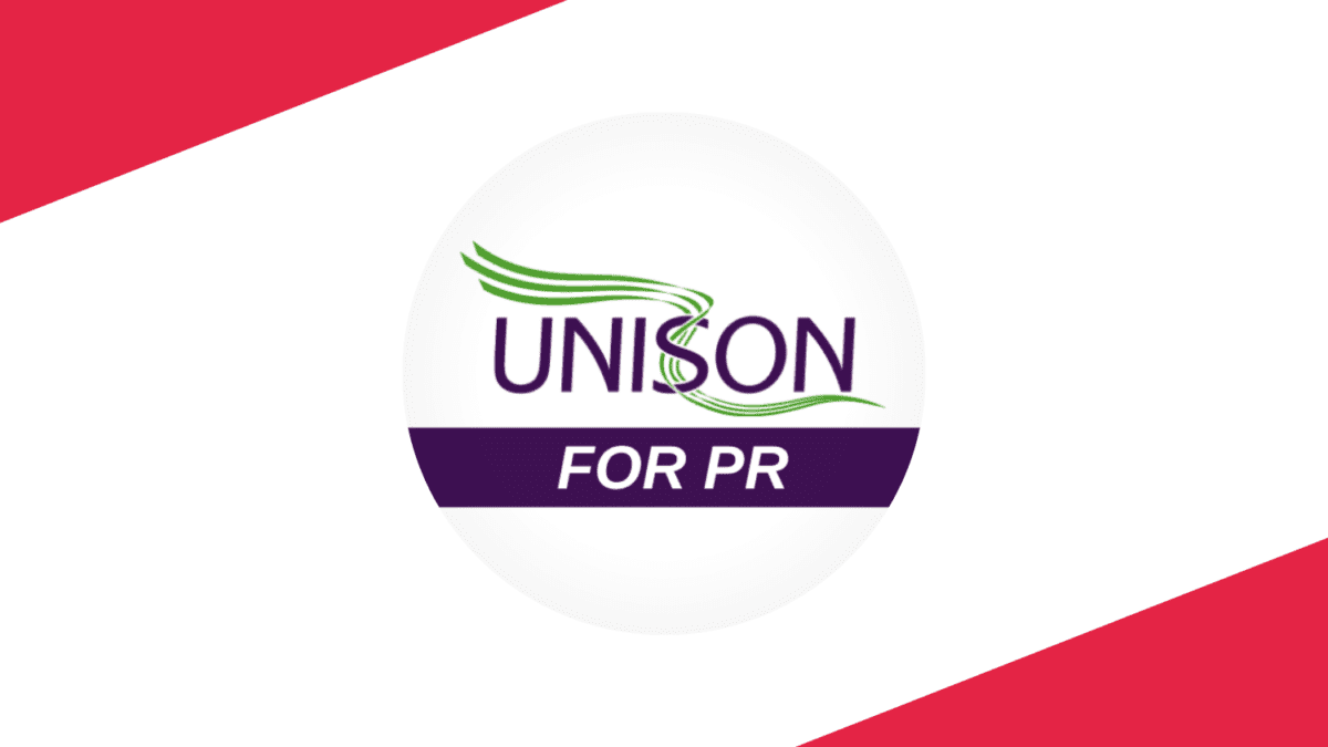 Unison Conference Fringe – Unison talks Proportional Representation